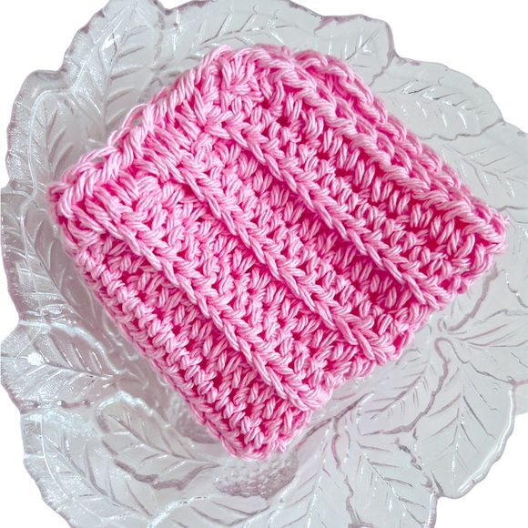 Hand Crafted | Bath | Hand Crafted Colorful Pink Crocheted All Purpose ...